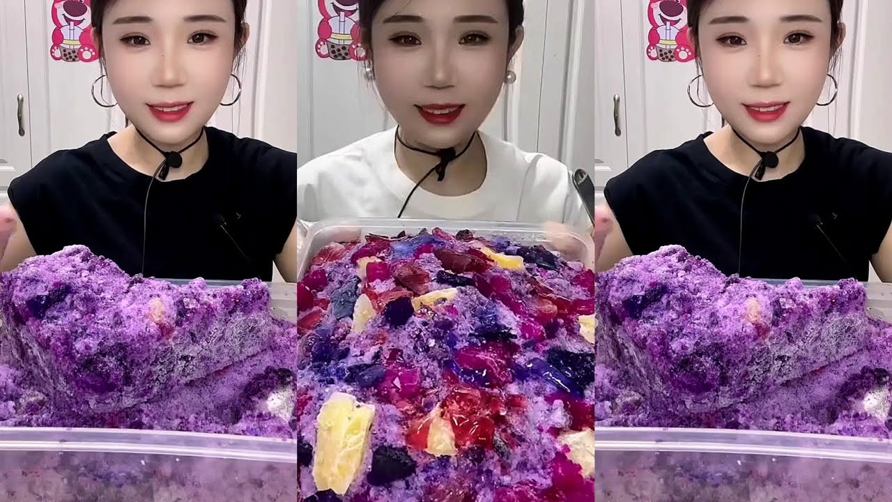 ASMR YY SHAVED ICE EATING WITH CRUSHED ICE - YouTube