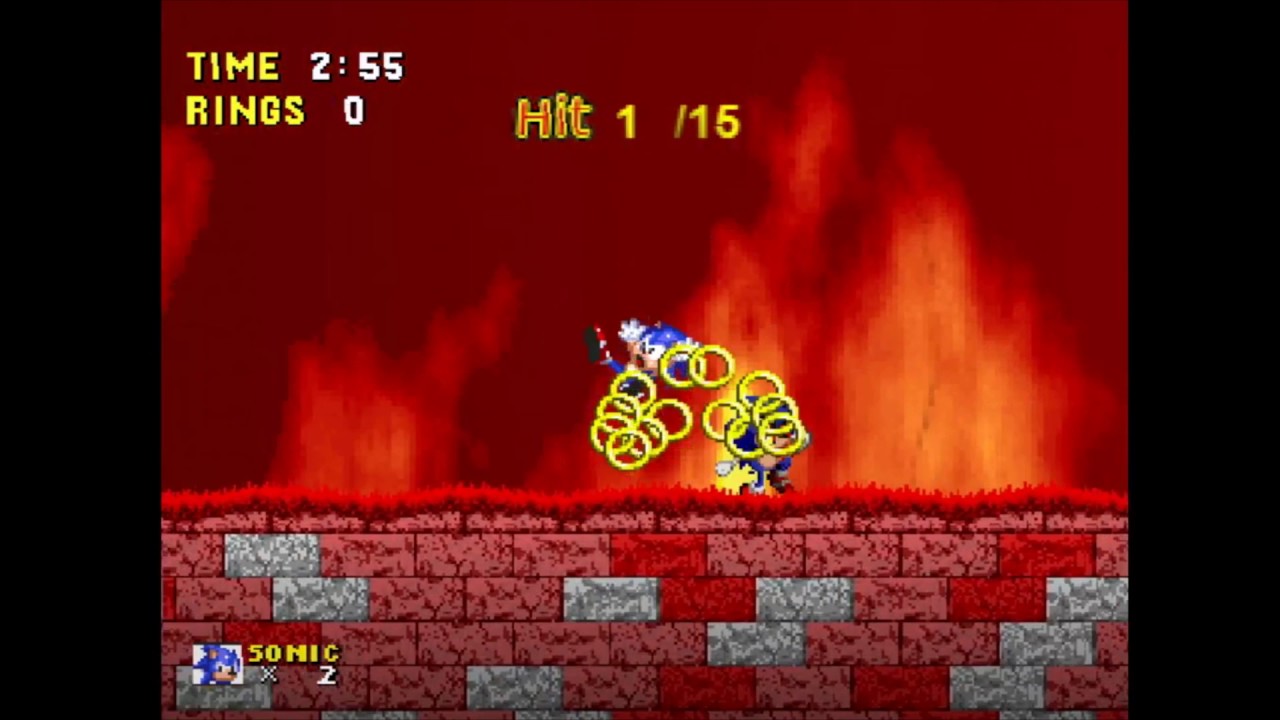 How To Hit Exetior Easily In The Destroyed Mind Level On Sonic.Exe ...