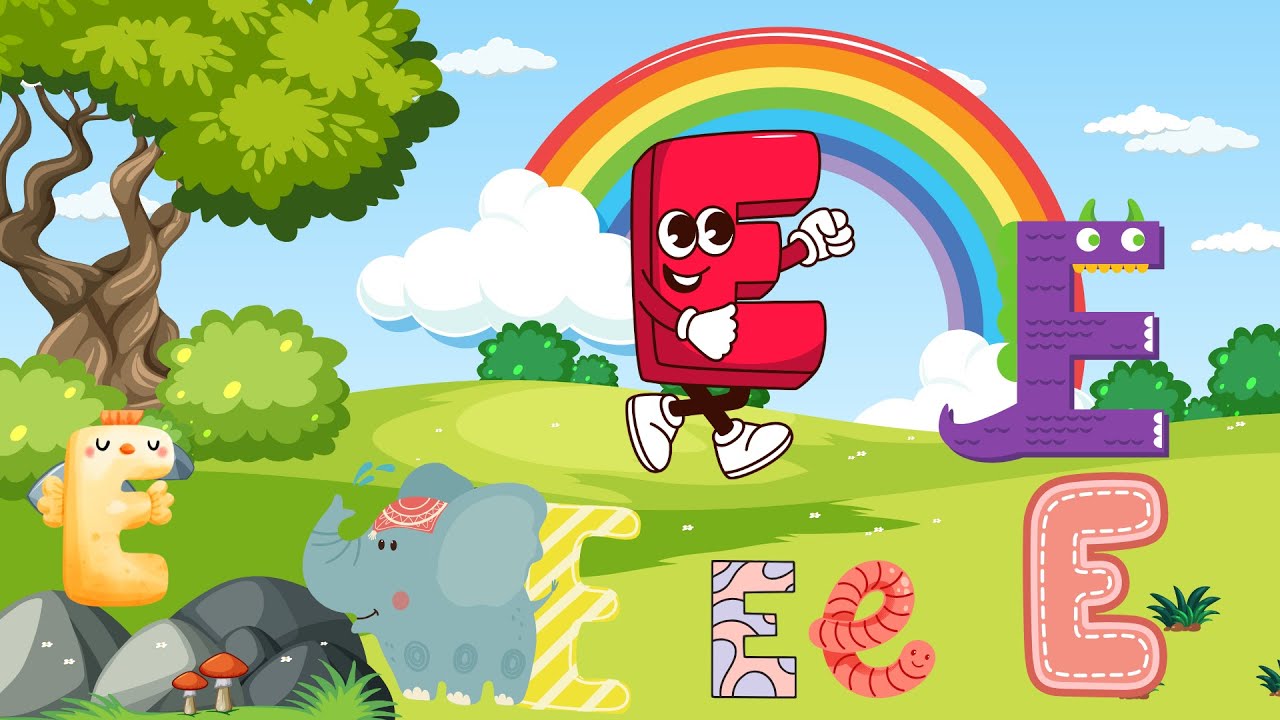 The Letter E - Fun with Words! - YouTube