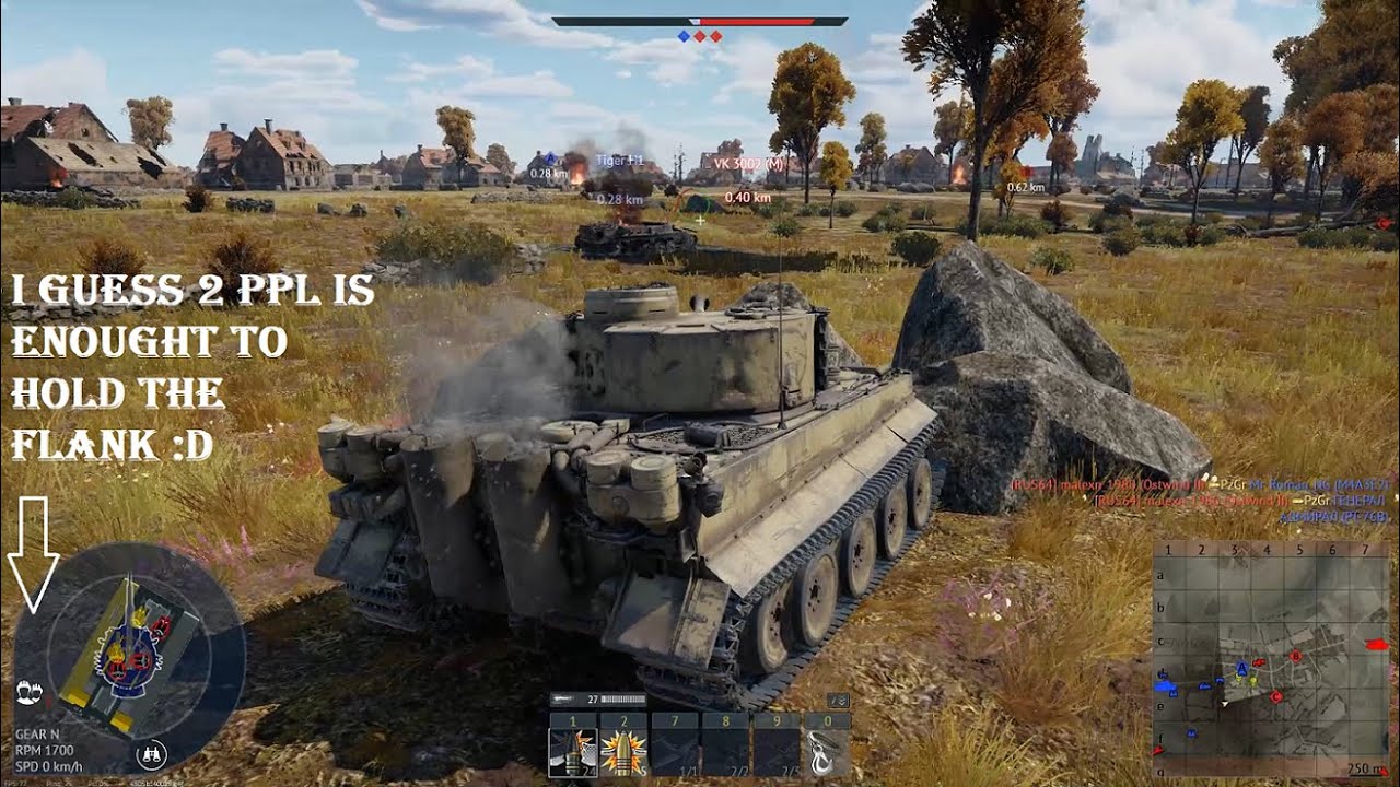 War Thunder - Hold the flank - YouTube