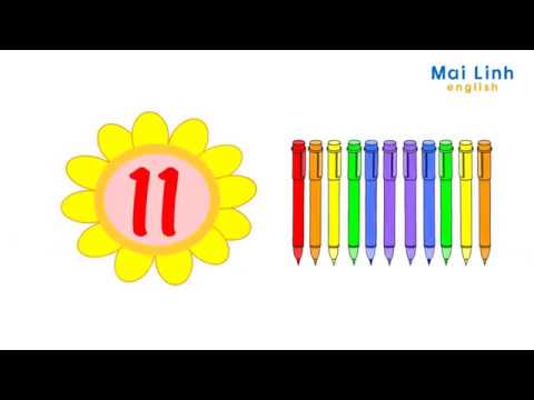 How many - Mini Flashcard 11 - eleven - YouTube