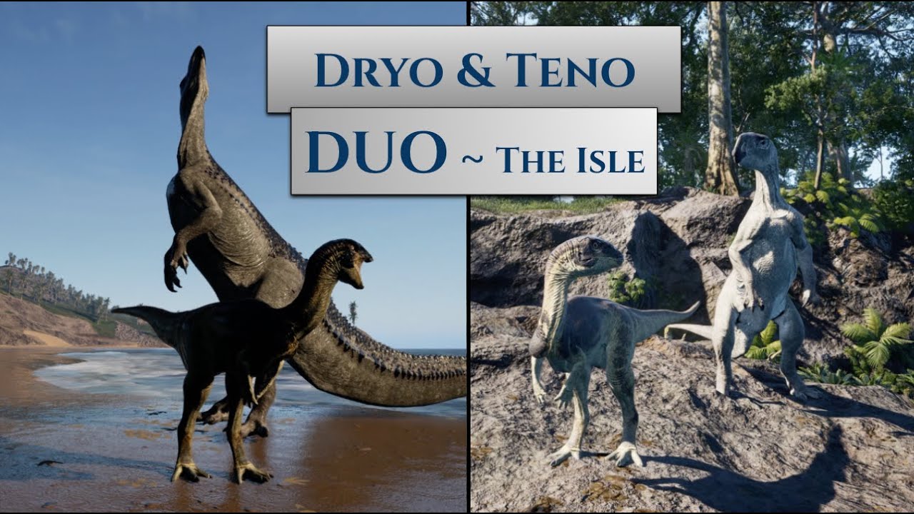 Life of a Dryosaurus & Tenonto DUO [The Isle ~ Evrima] - YouTube