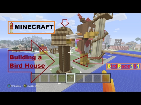 Xbox Minecraft ( Bird House build ) - YouTube