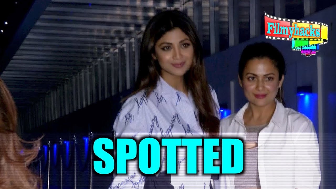 Shilpa Shetty & Amrita Arora डिनर के लिए हक्कासन Restaurant में गए ...