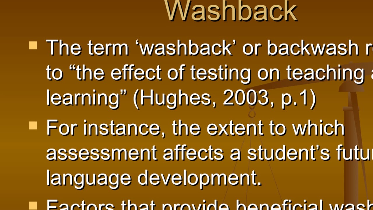 Authenticity & Washback - YouTube