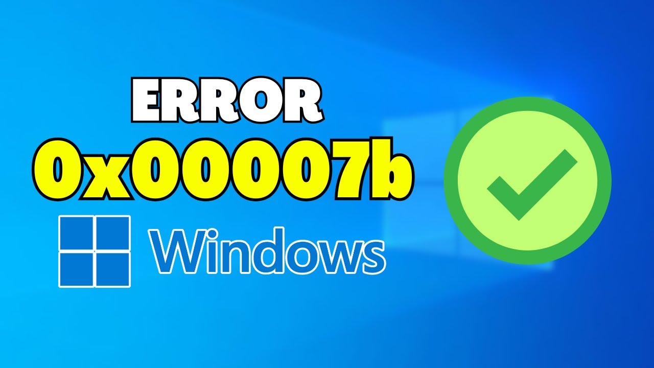 Cómo Solucionar el Error 0xc00007b en Windows 10/8/7 - YouTube