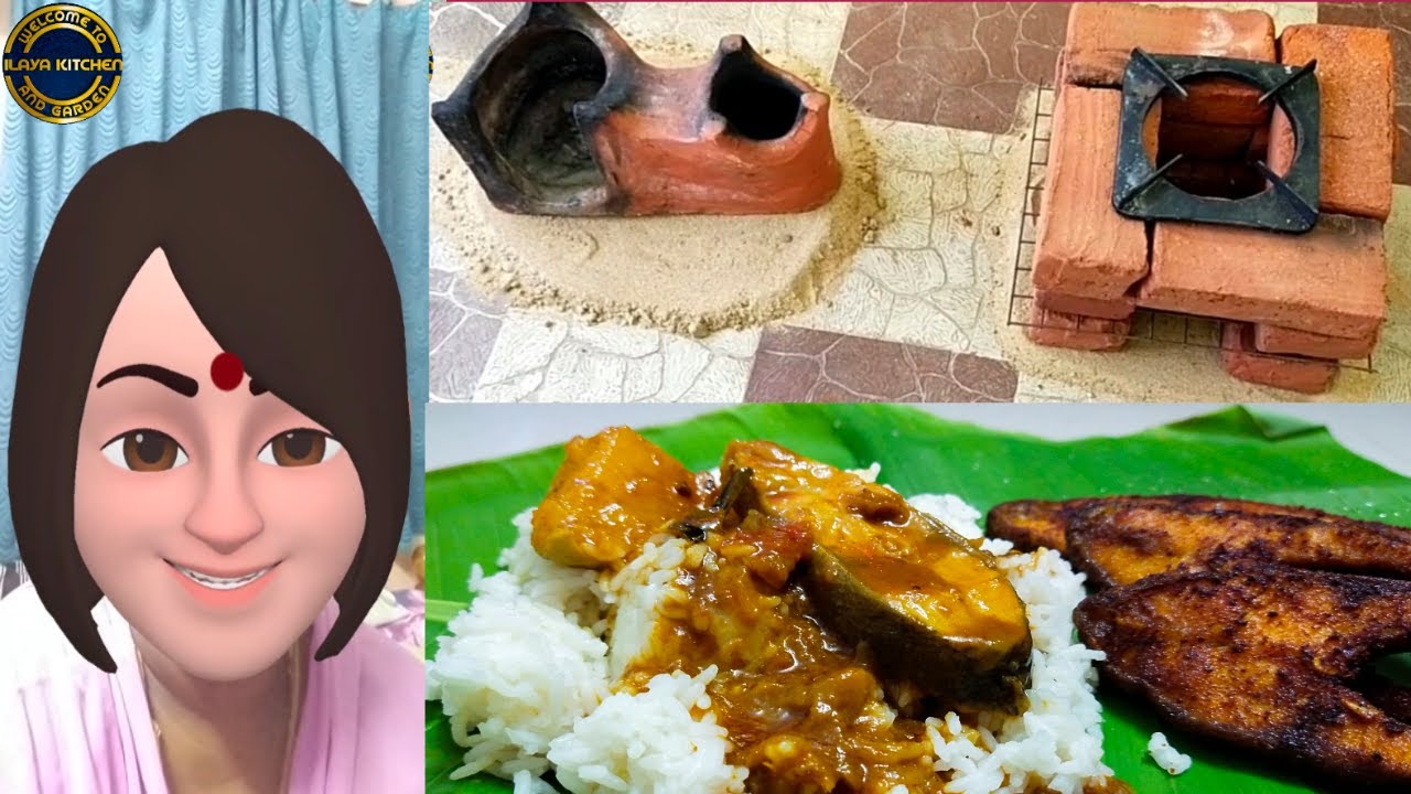 Meen kuzambu | Meen varuval | Rocket Stove | Normal viragu aduppu - YouTube