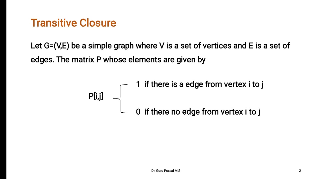 Module 4 Warshalls Algorithm Dynamic Programming Youtube 3224