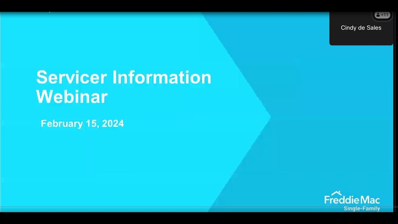 Webinar Playback: Servicer Information Session (February 15, 2024 ...