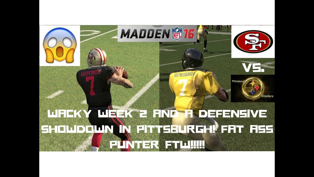BEST DEFENSIVE SHOWDOWN! Madden 16 Online Gameplay 49ers vs. Steelers ...