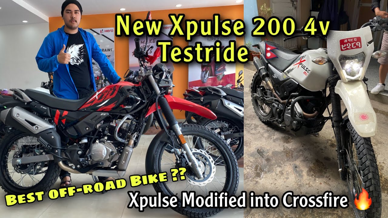 New Xpulse 200 4v Test ride Nepal || Modified xpulse like Crossfire 🔥 ...