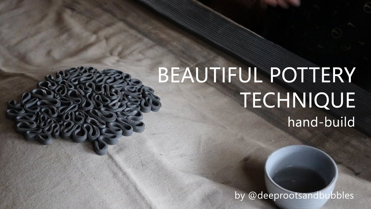 Beautiful pottery technique - (hand-built ceramics) | The entire ...