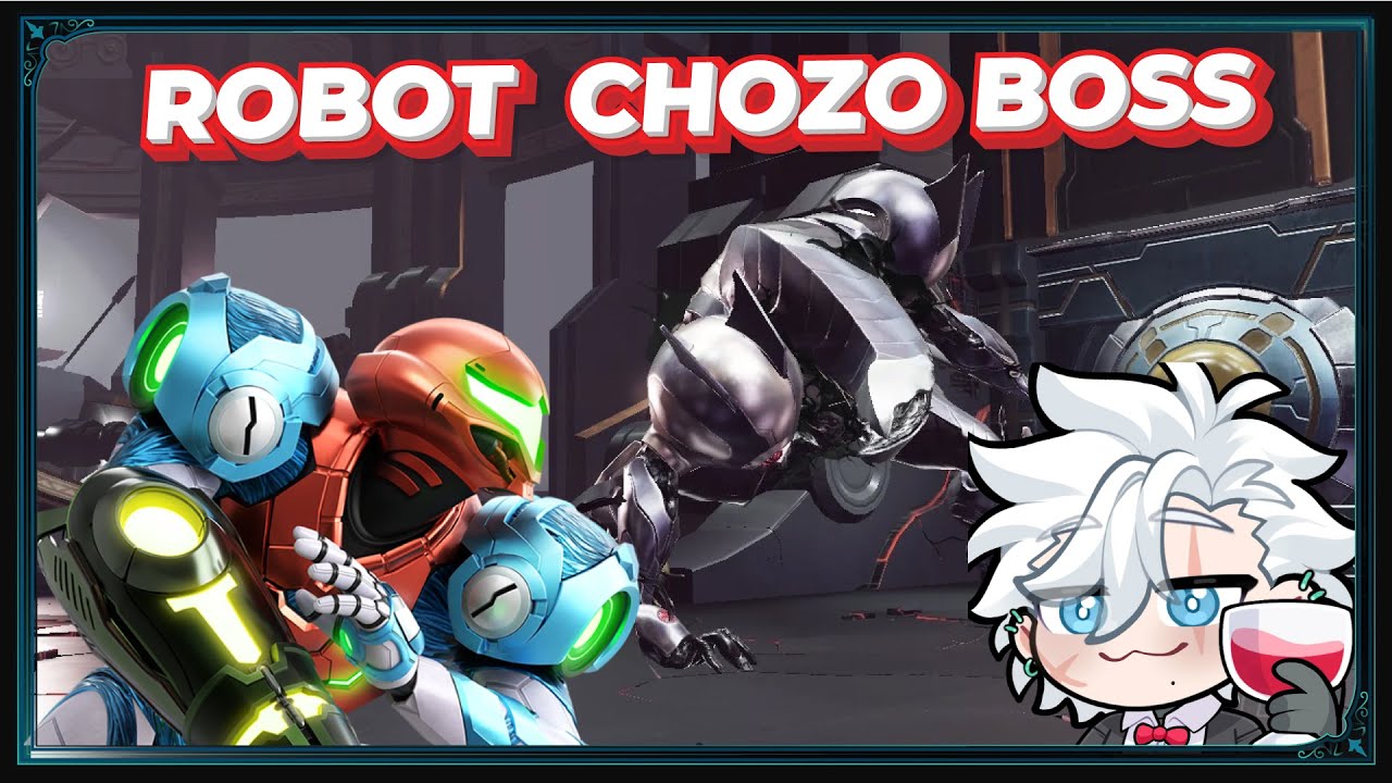 Battle Against The Robot Chozo Boss - Metroid Dread - YouTube