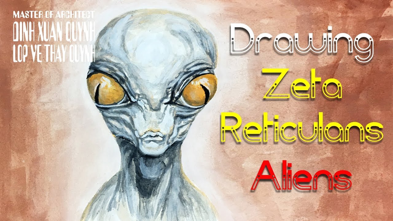 drawing Zeta Reticulans aliens from Zeta Reticuli binary system - YouTube