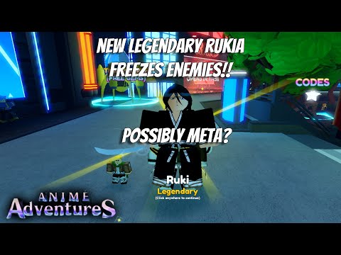 NEW LEGENDARY RUKIA SHOWCASE!! FREEZES ENEMIES AND FULL AOE | Anime ...