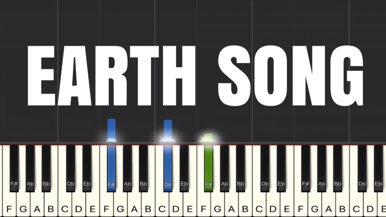 Michael Jackson - Earth Song Piano Tutorial | Medium - YouTube