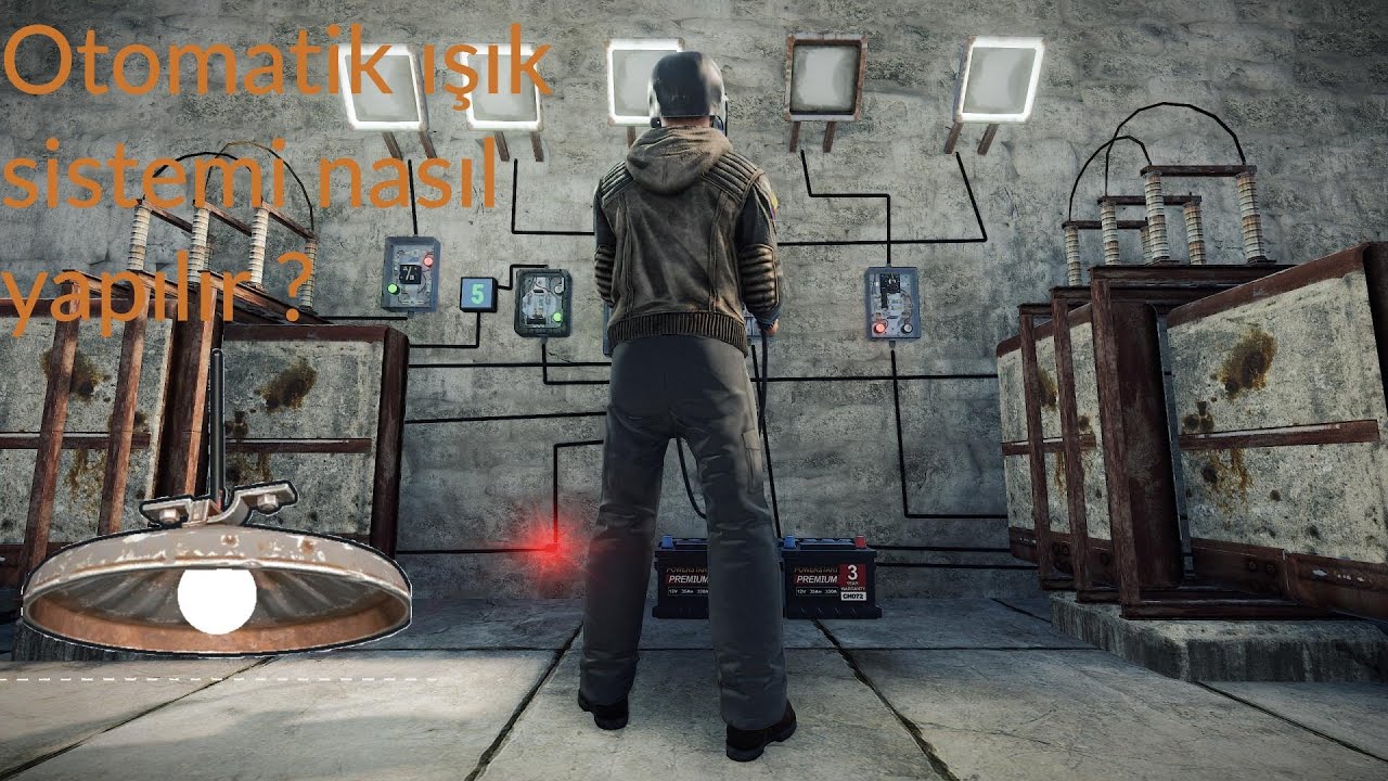 Rust Otomatik Işık Sistemi Kurma (Rust Automatic Lighting System) - YouTube