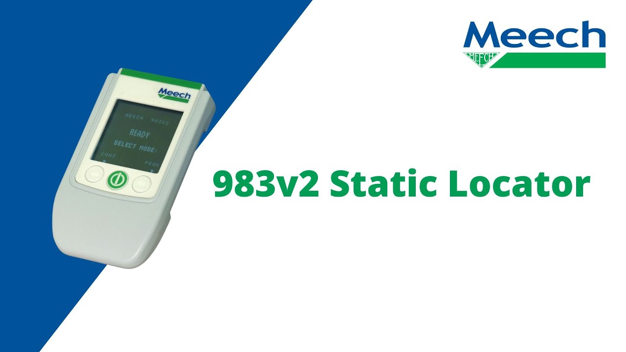 Meech Static Eliminators Ltd - Model 983v2 Static Locator - YouTube