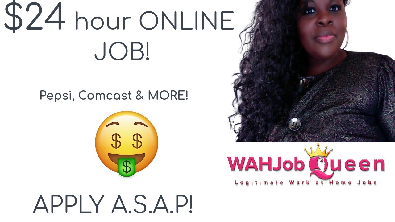 $24 HOUR Work at Home Job Hiring RIGHT NOW! *APPLY IMMEDIATELY* - YouTube
