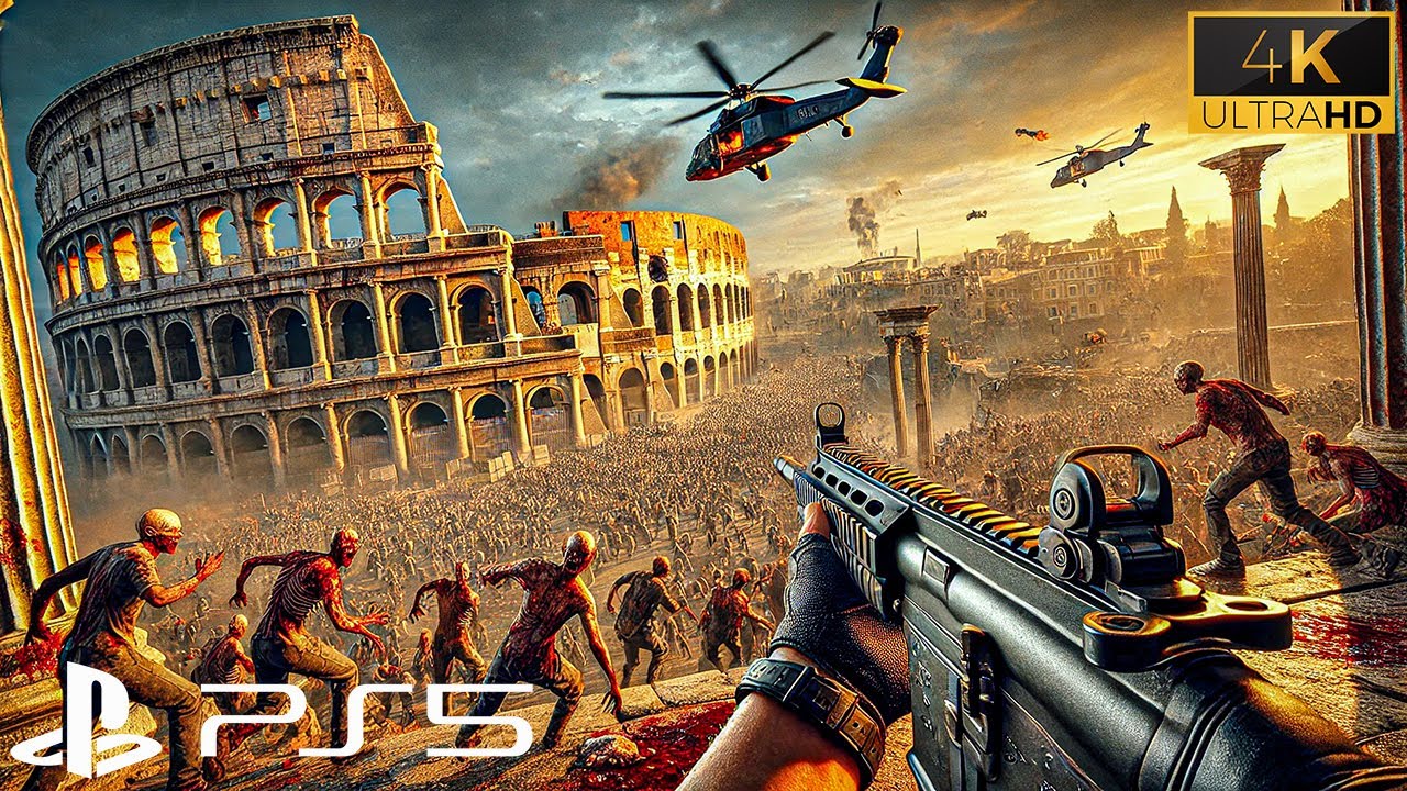 The Infected Rome | Ultra Realistic Immersive Graphics Gameplay [4K ...