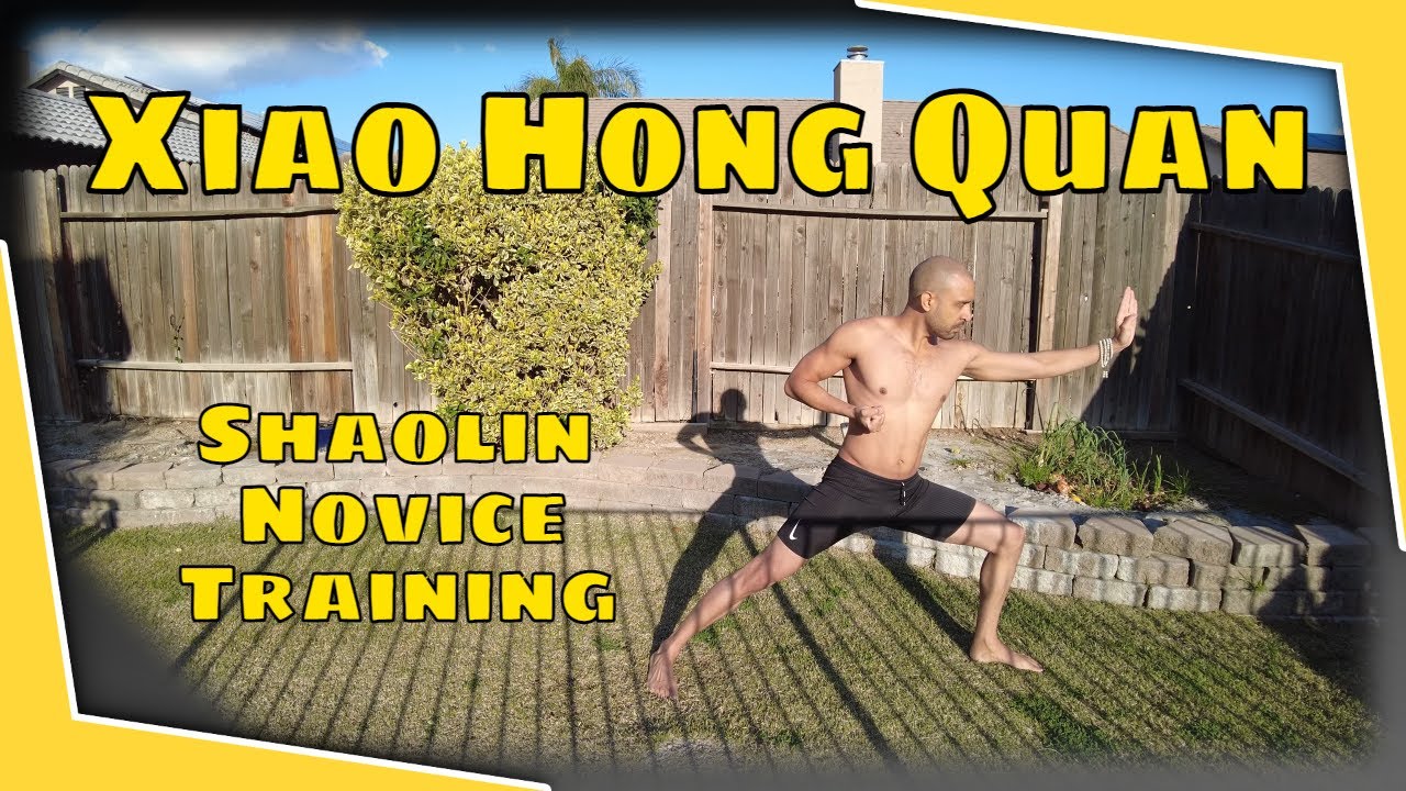 Novice Shaolin Student Practicing Xiao Hong Quan (Chinese Kung Fu ...