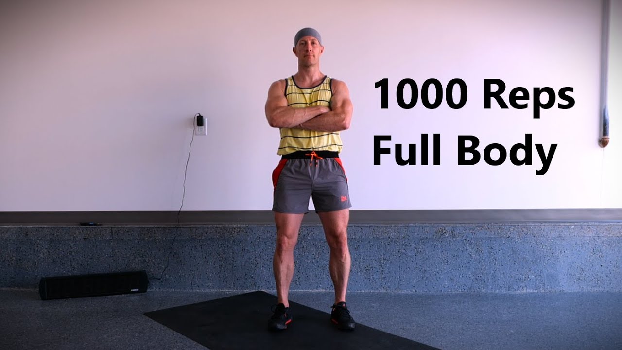 1000 Reps Core and Abs - YouTube