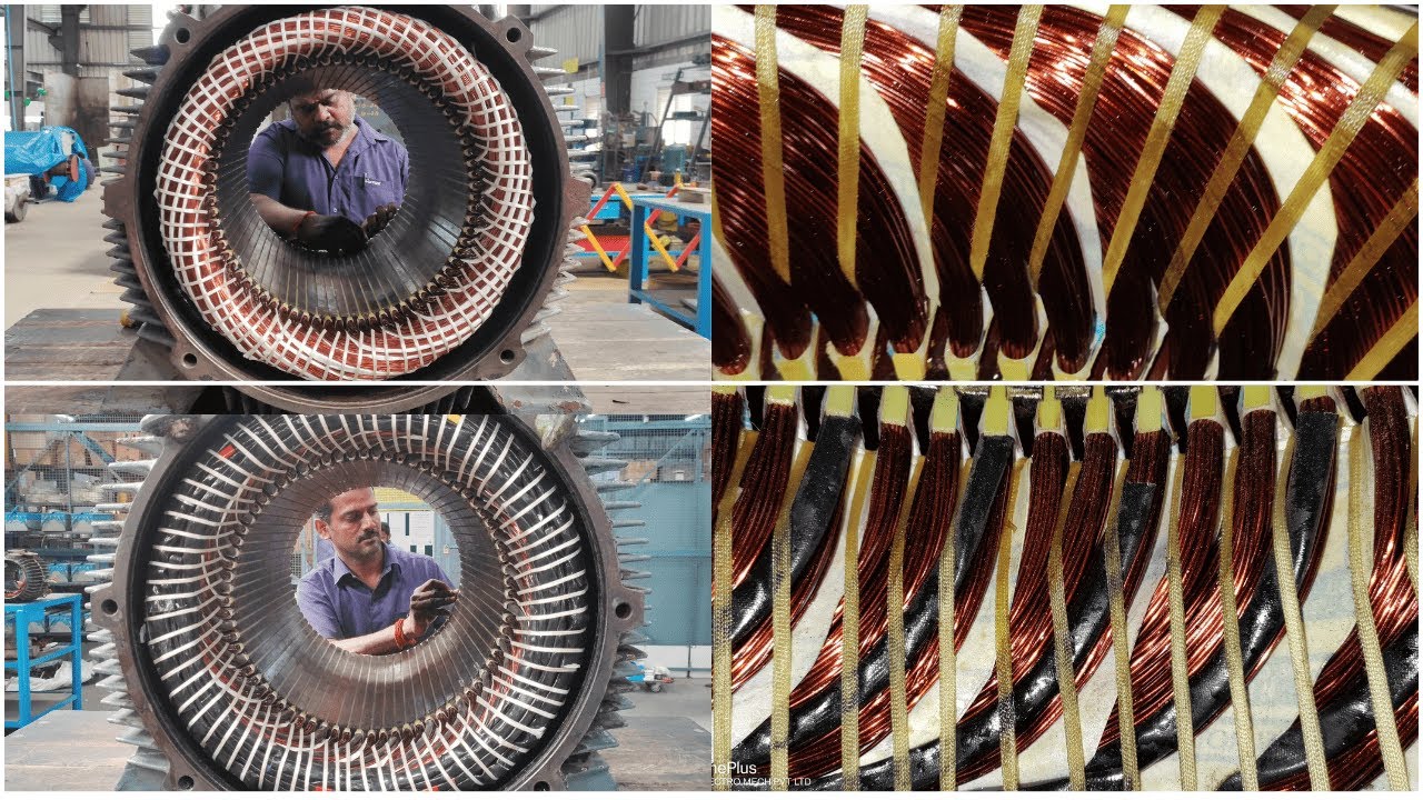 315KW Motor Coil Rewinding With VPI Process - YouTube