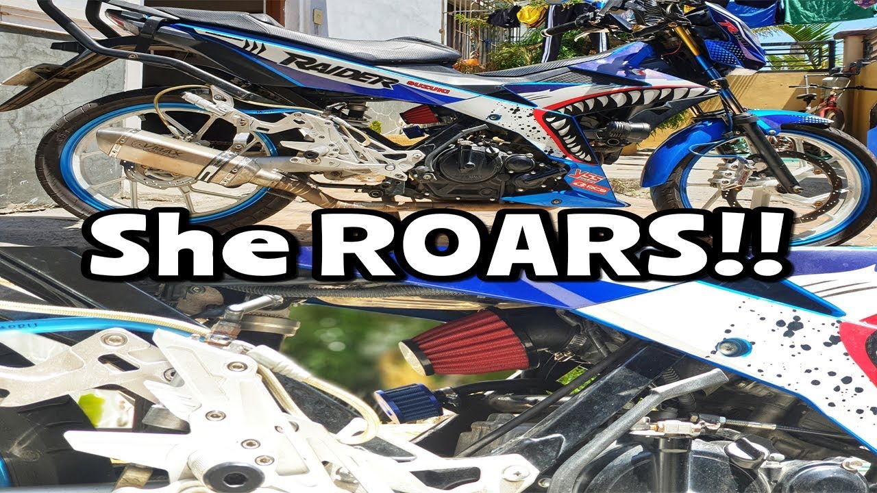 Suzuki Raider R150 Fi Air Box Removed - YouTube