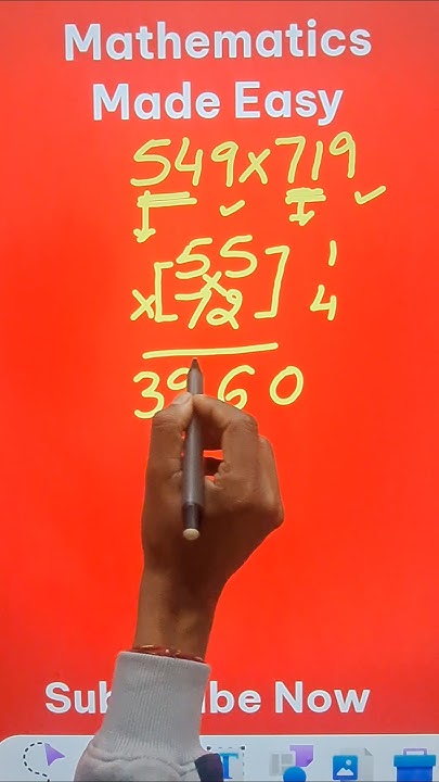 549 x 719 Done in 5 Seconds II Fast Calculation Short Trick for Quant #youtubeshorts # ...