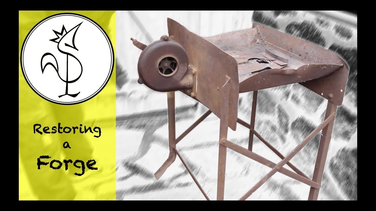 Restoring the fan of an old forge - YouTube