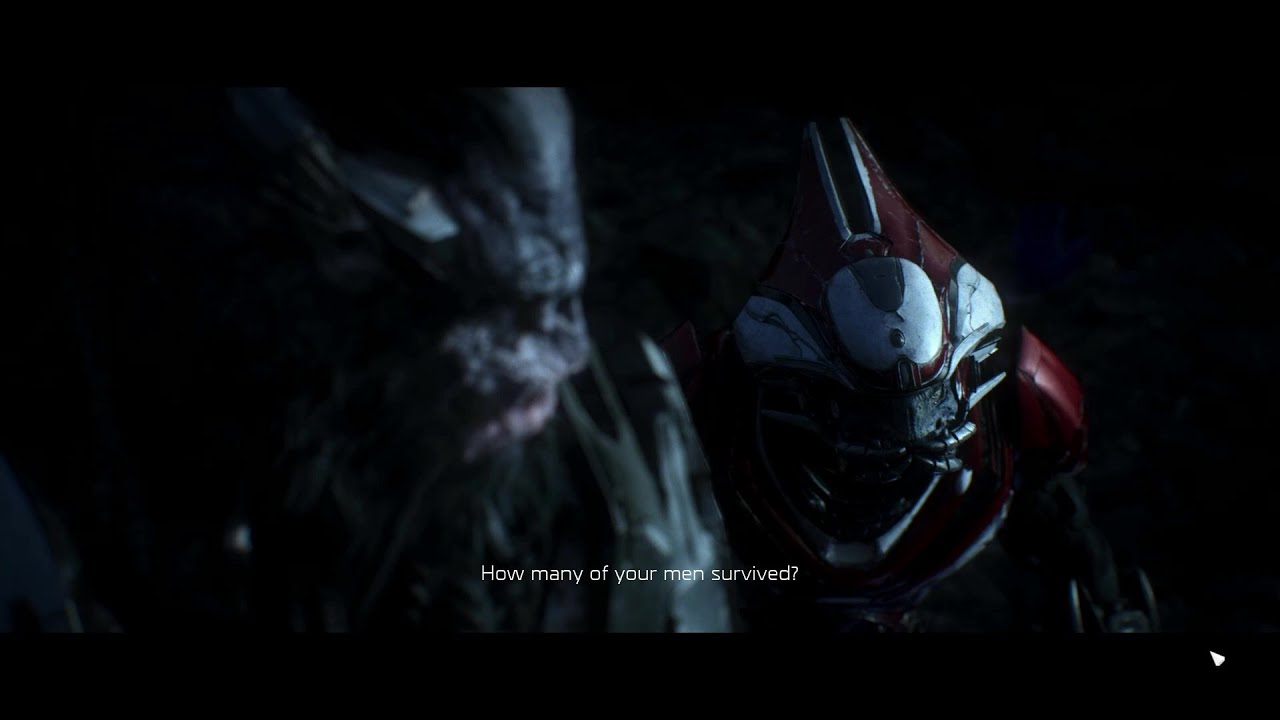 "One Spartan." - Shipmaster Let 'Volir And Atriox Scene | HALO WARS 2 ...