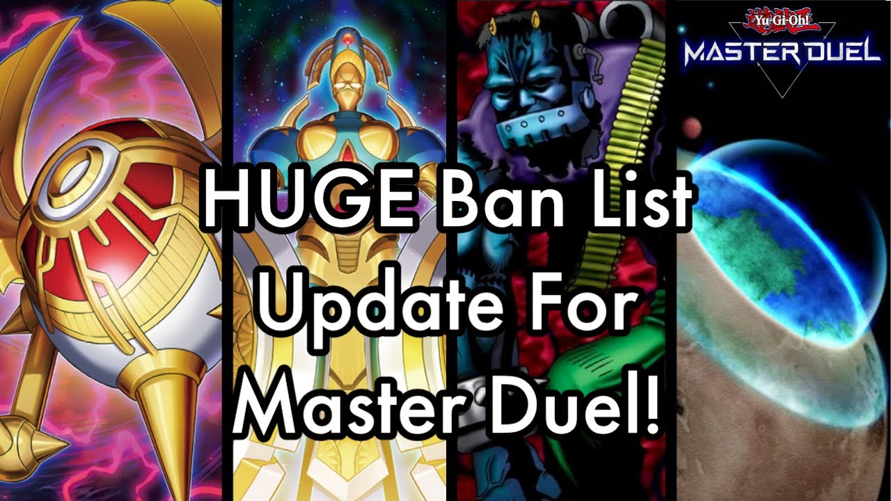 Let's Talk About The HUGE BAN LIST UPDATE For Yugioh Master Duel! - YouTube