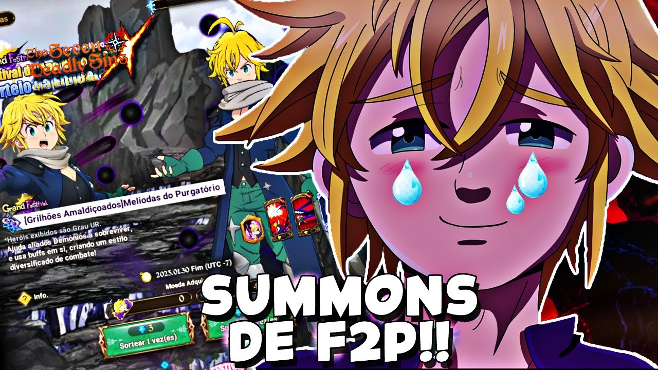 TÁ RUIM PRA VOCÊ? VEJA ESSES SUMMONS NO BANNER DO MELIODAS PURGATÓRIO ...