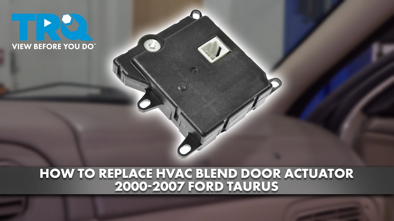 How to Replace HVAC Blend Door Actuator 2000-2007 Ford Taurus - YouTube