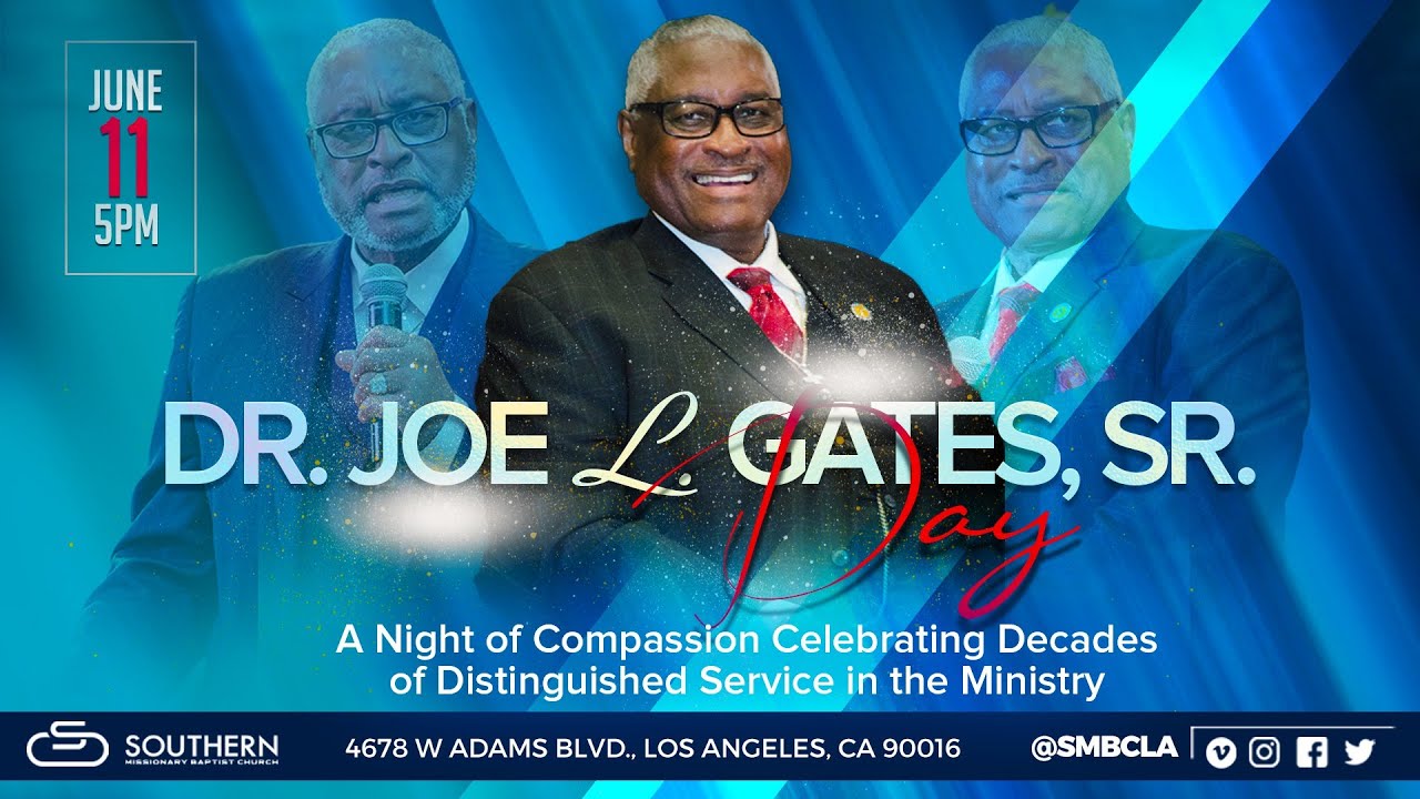 A Night of Compassion for Pastor Emeritus Dr. Joe L. Gates Sr. - YouTube