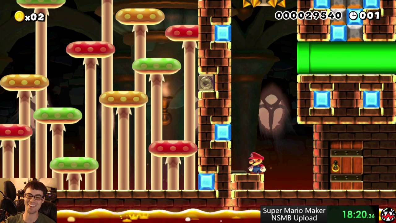 Mario Maker - Shish Kabomb (NSMB Kaizo Speedrun) - YouTube