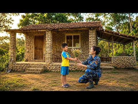 Betrayed by Her Husband, Female Veteran Built a Stone House by Hand to Start a New Life with Her Son