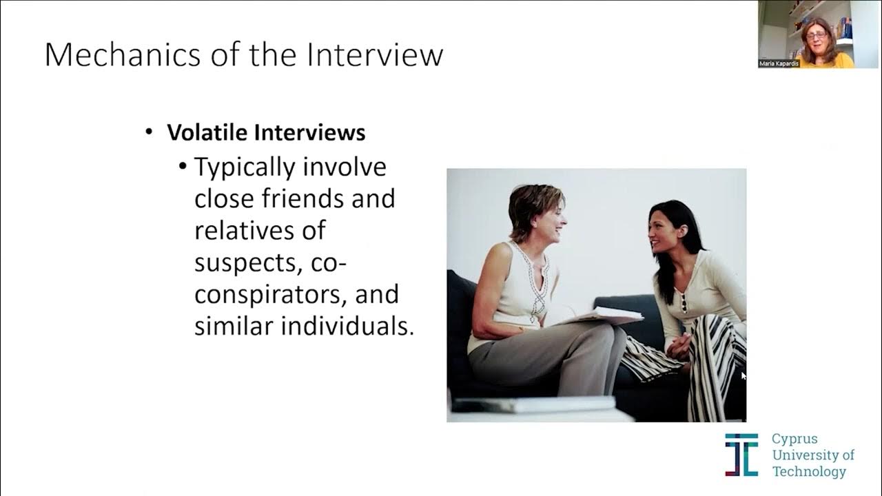 Financial Forensics - Skills required in interviewing to gain evidence - YouTube