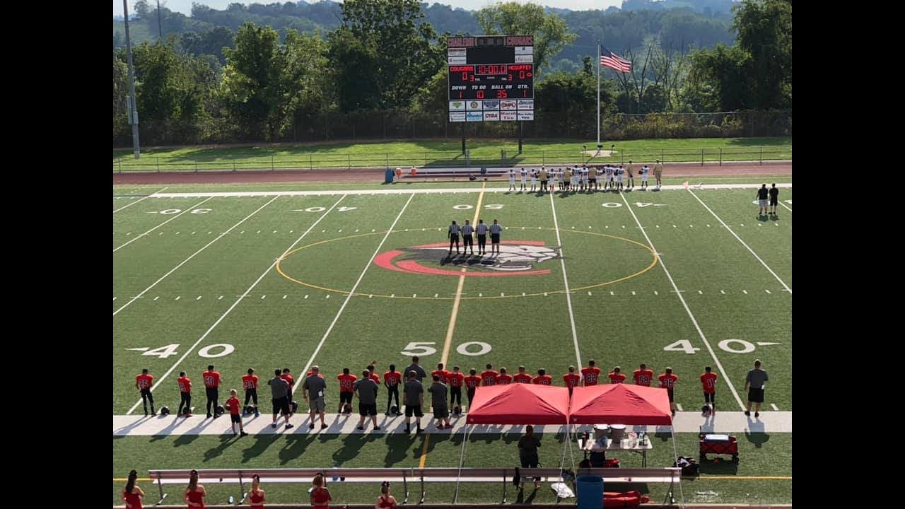Charleroi Cougars vs McGuffey Little Highlanders (D1) - YouTube