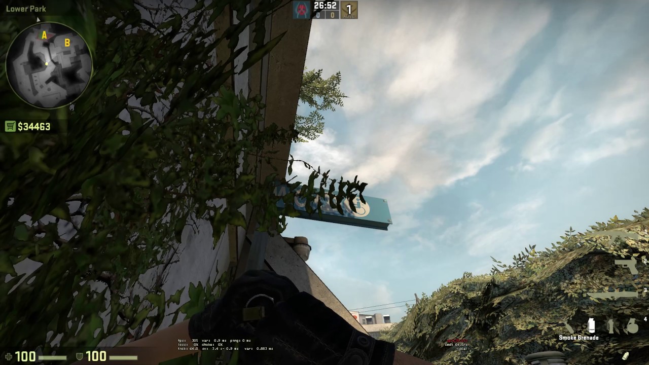 Overpass [T] - CT Spawn Smoke from Highway - YouTube