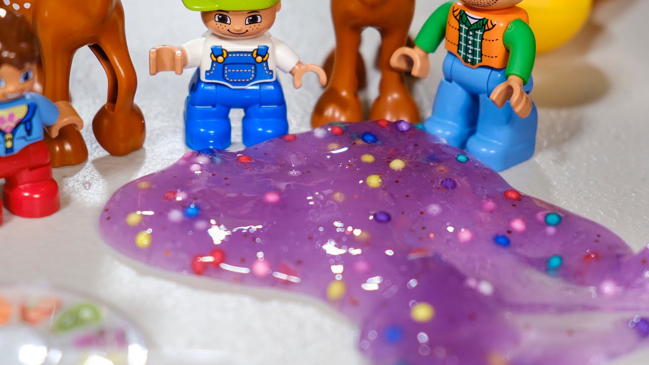 SLIME with Lego - YouTube