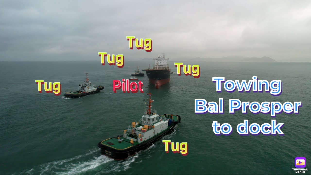 巜海岸偵察隊》Towing Bal Prosper to Yiulian dockyard for engine repair - YouTube