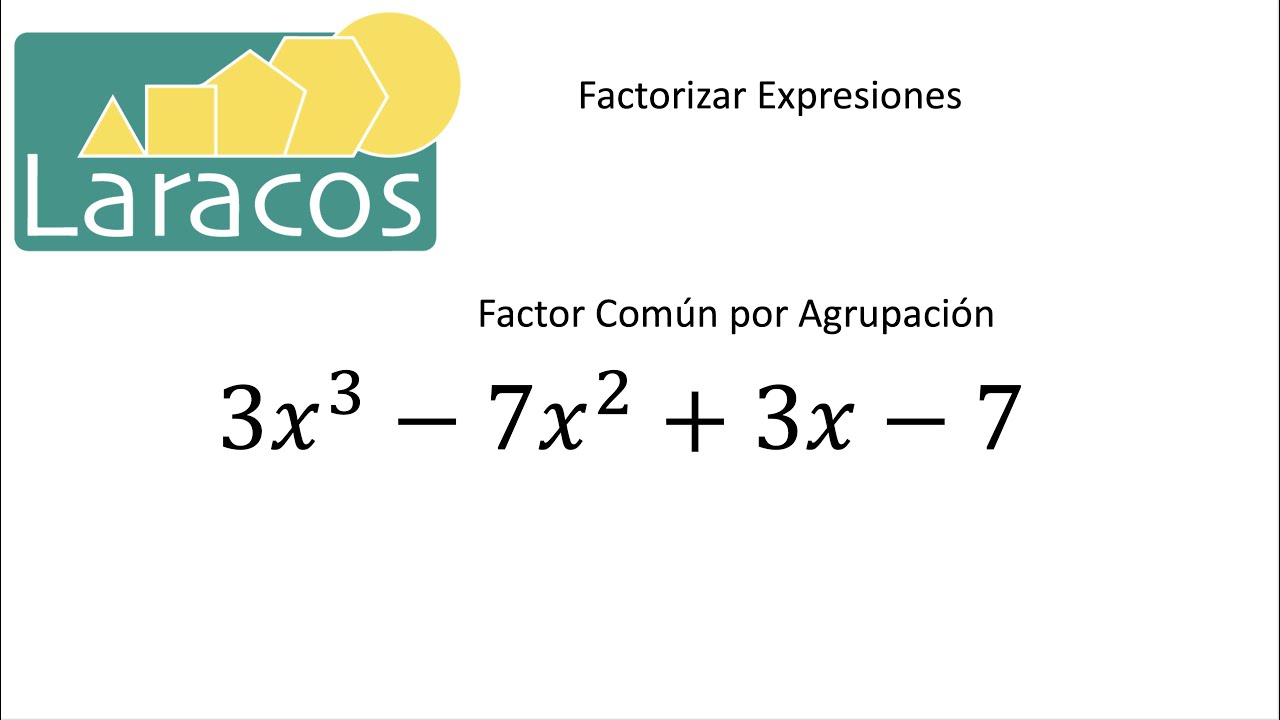 Factorización de Expresiones. Factor común por agrupación. - YouTube