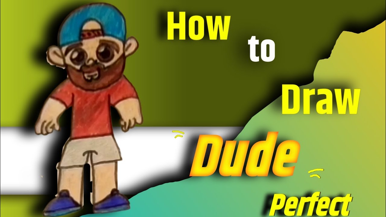 how to draw dude perfect|Trick Shots with Luka|dude perfect stereotypes ...