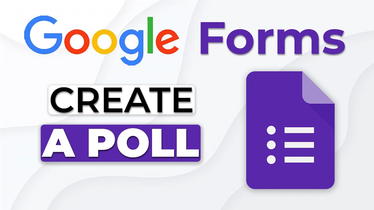 How To Create A Poll In Google Forms YouTube How To Create A Poll In Google Forms YouTube