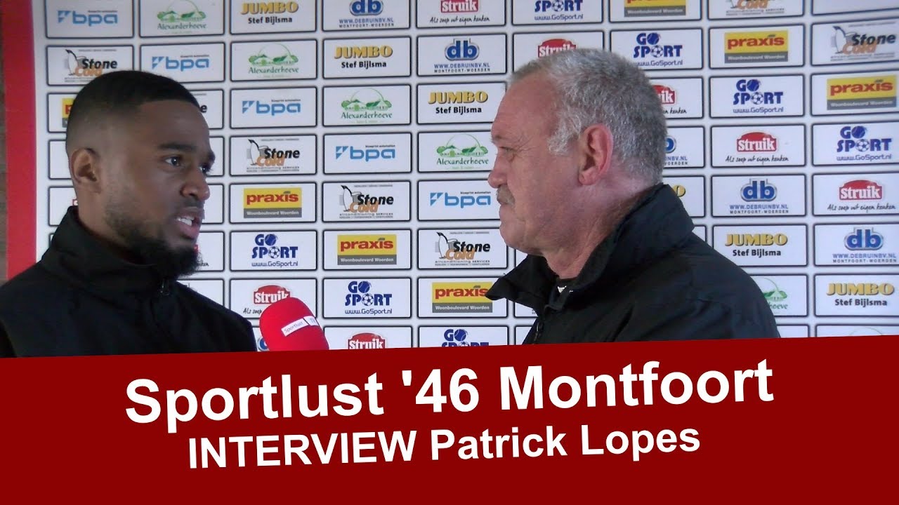 Interview Patrick Lopes Martins de Veiga Sportlust '46 - Montfoort - YouTube