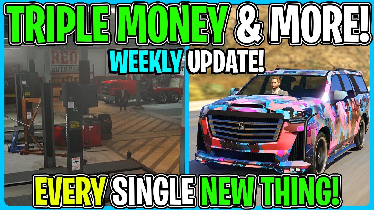 GTA 5 Online WEEKLY UPDATE Triple Money & More!! - YouTube
