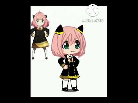 anya forger versão gacha:anime spy x family - YouTube