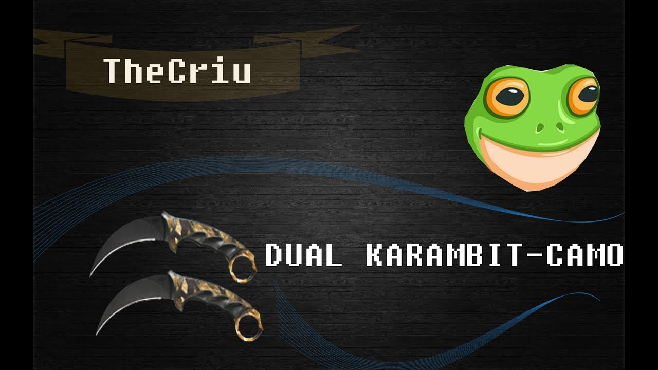Review DUAL KARAMBIT-CAMO CF Español - YouTube