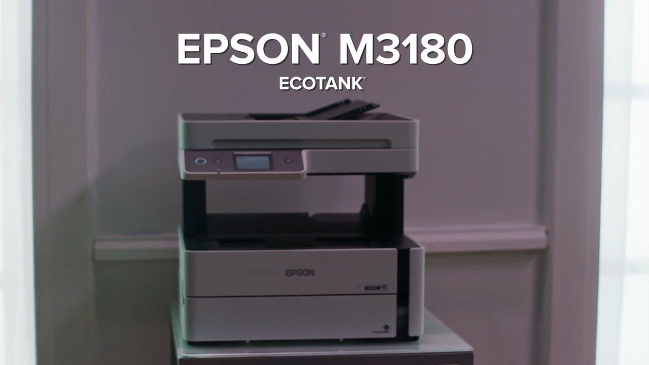 Impresora Epson EcoTank M3180 - YouTube